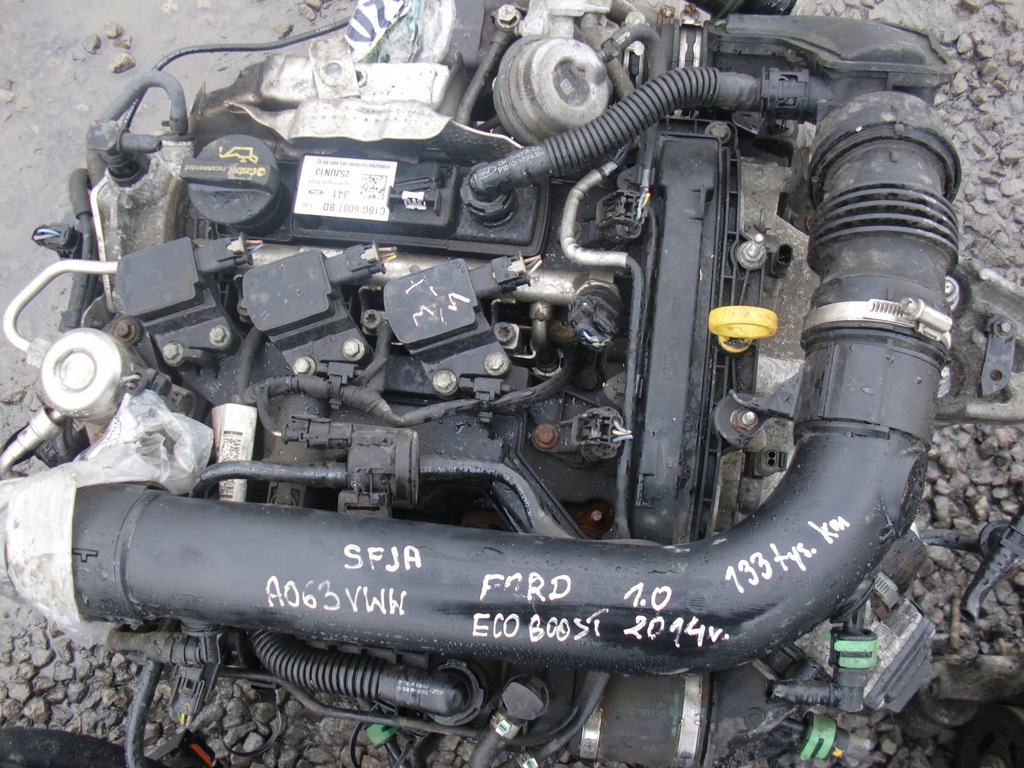 Silnik Ford Fiesta MK7 1.0 Ecoboost SFJA 2013 - 13329804221 - oficjalne ...