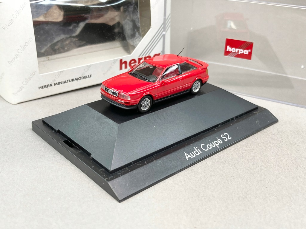 Audi Coupé S2 - PIĘKNE WYDANIE - Herpa PC 1:87 - 13346108459 ...