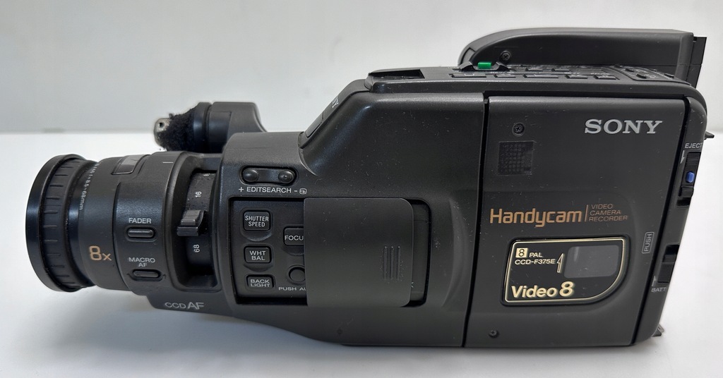 KAMERA SONY HANDYCAM VIDEO 8 CCD-F375E (p) - 15092435738 - oficjalne ...