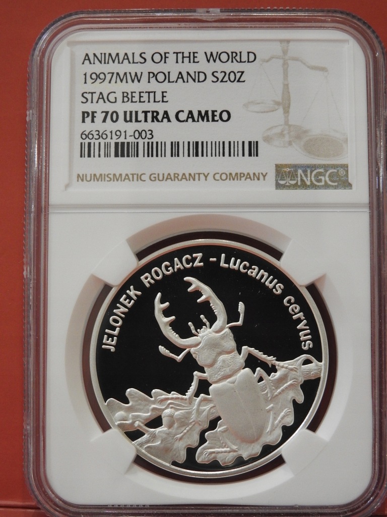 NGC 20 ZŁ JELONEK ROGACZ PF70 MAX NOTA - 13956148162 - oficjalne ...