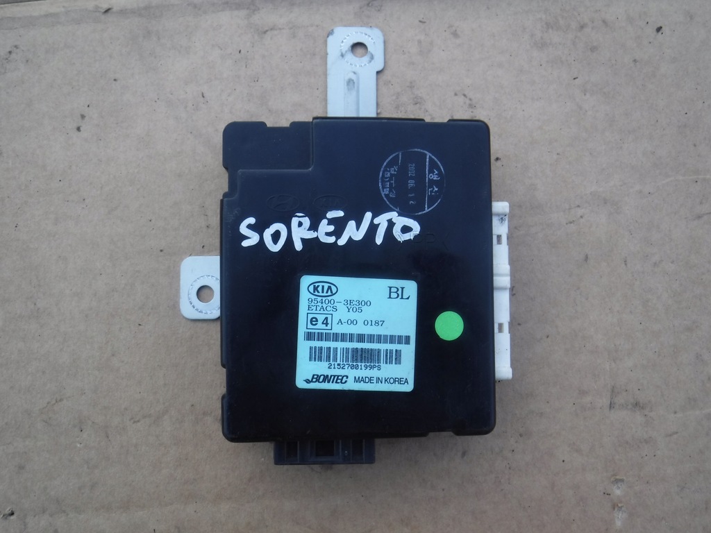MODUŁ STEROWNIK BCM KIA SORENTO I 95400-3E300 - 15250756180 - oficjalne ...