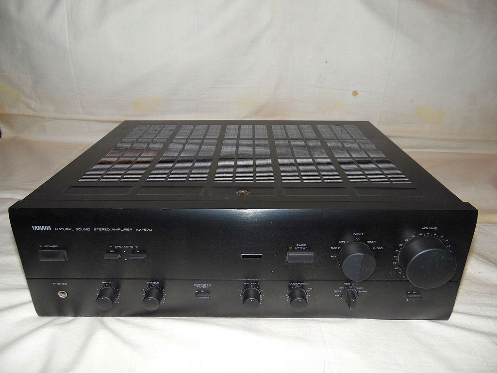 Wzmacniacz Yamaha AX-570 2x100W 8ohm potężny 11kg - 13772097244 - oficjalne archiwum Allegro
