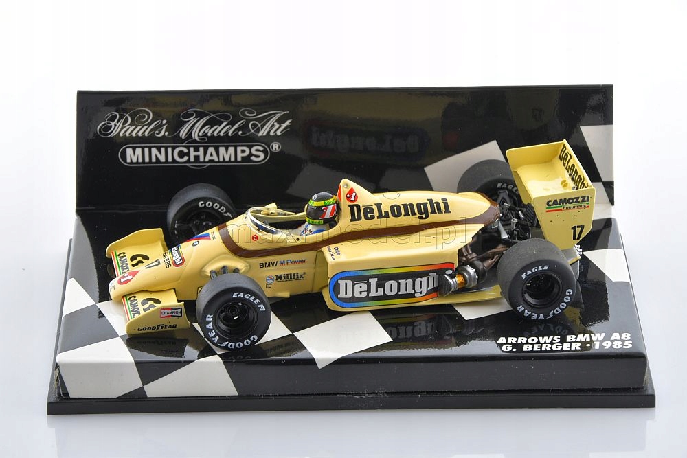 F1 ARROWS A8 #17 G.Berger 1985 1/43 MINICHAMPS - 13774904103 ...