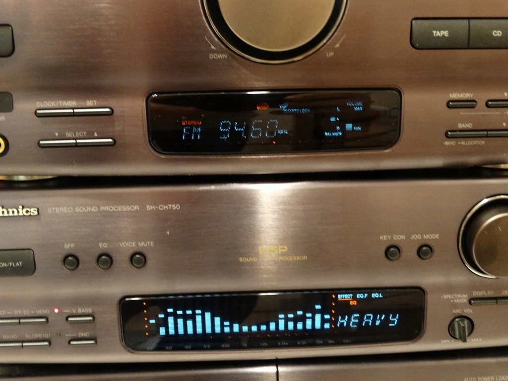 WIEŻA TECHNICS SA-CH750 SPRAWNA Z PROC. JAK GE90 - 11936554452 ...