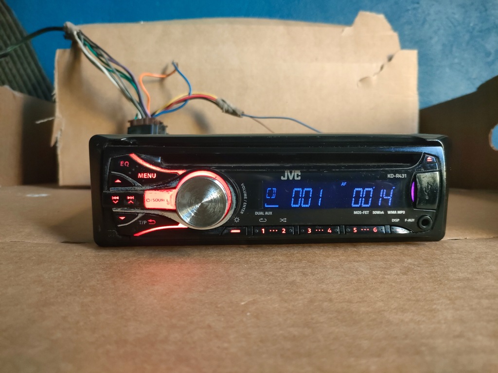 RADIO SAMOCHODOWE JVC KD-R431 - 12838087392 - oficjalne archiwum Allegro