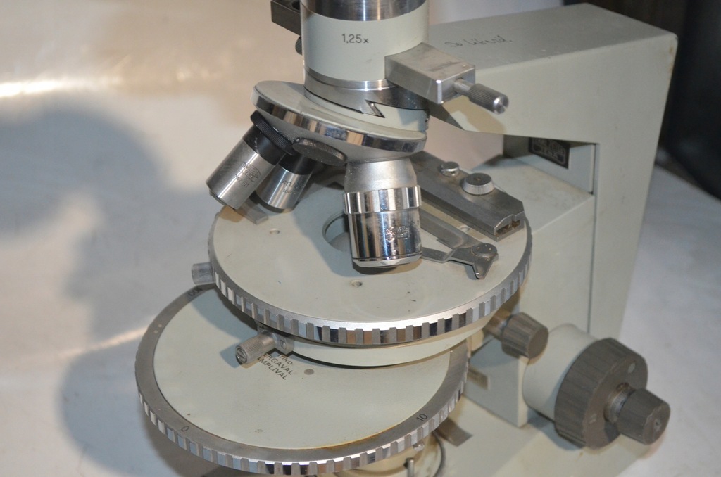 MIKROSKOP laboratoryjny Carl Zeis Jena Amplival - 11621438972 ...