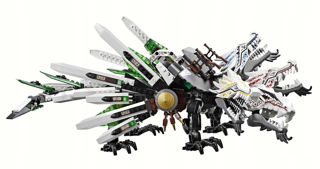LEGO NINJAGO SMOK CZTEROGŁOWY Z zestawu 9450 - 7707219815 - oficjalne ...