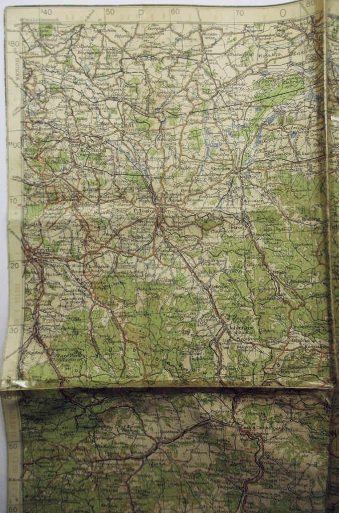 Mapa Zakopane, Cieszyn, ZAOLZIE, SPISZ, 1939 - 12775527501 - oficjalne ...