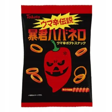 Ostre chrupki z habanero Tohato 56g Japonia - 13856670584 - oficjalne archiwum Allegro