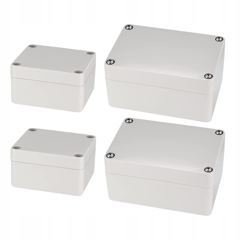 4 Pieces Portable Junction Boxes IP66 Waterproof Electrical Junction ...