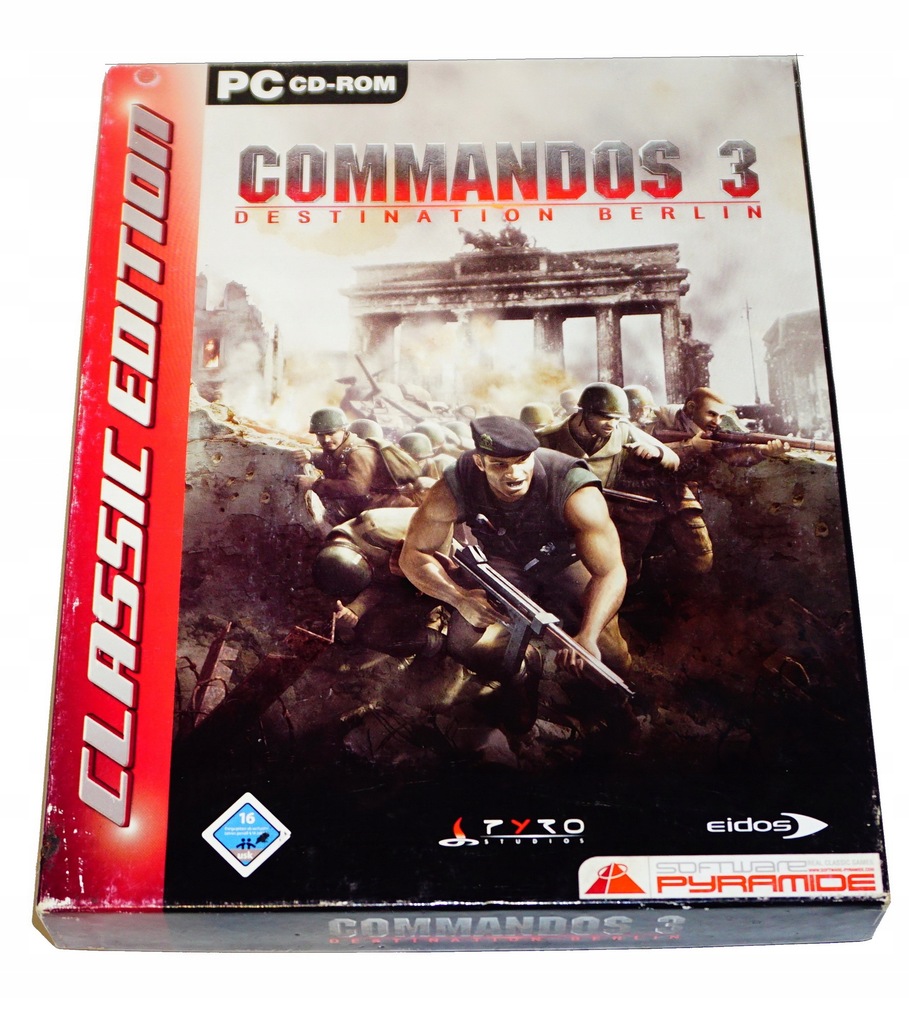 COMMANDOS 3 KIERUNEK BERLIN BIG BOX GER PC - 12380334573 - oficjalne archiwum Allegro