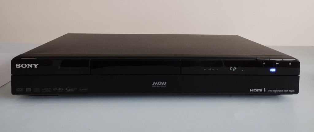 NAGRYWARKA HDD DVD SONY RDR AT 205 MENU PL - 12996949489 - oficjalne ...