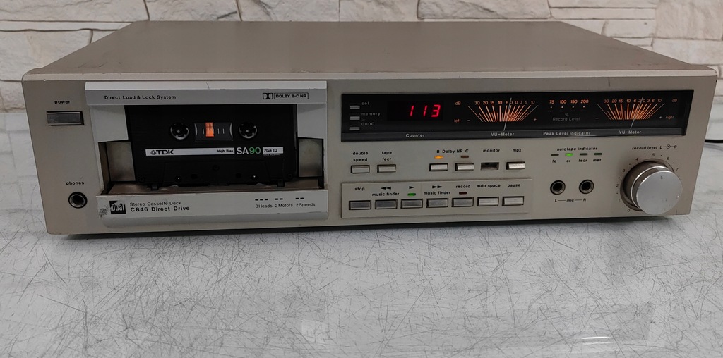 Dual C 846 Vintage Stereo Cassette Deck - 13505505254 - oficjalne ...
