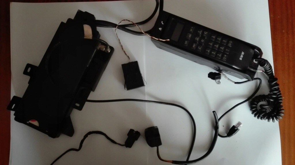 Telefon BMW E34 E36 E32 komplet rarytas m5 e30 - 7818763129 - oficjalne ...