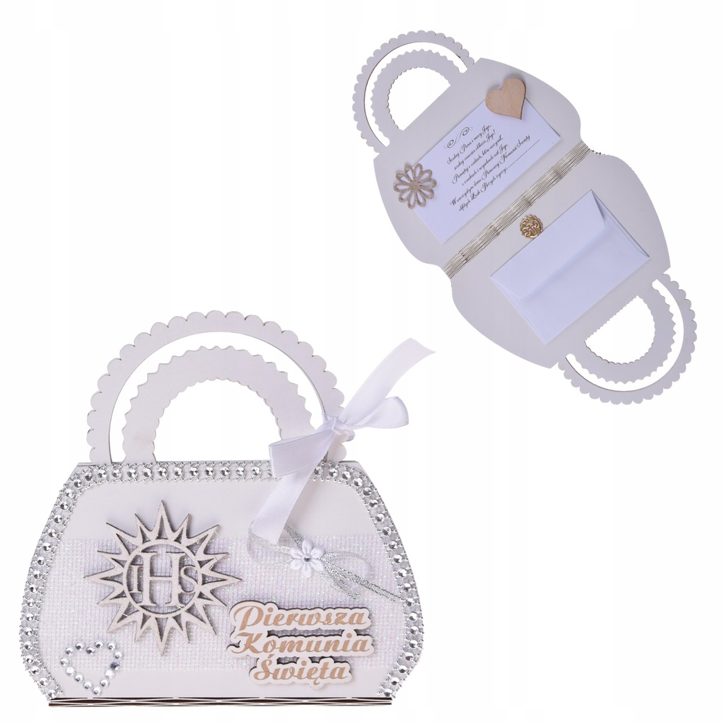 PAMIĄTKA KOMUNIJNA PIERWSZA KOMUNIA ŚWIĘTA TOREBKA - 13576430301 - oficjalne archiwum Allegro