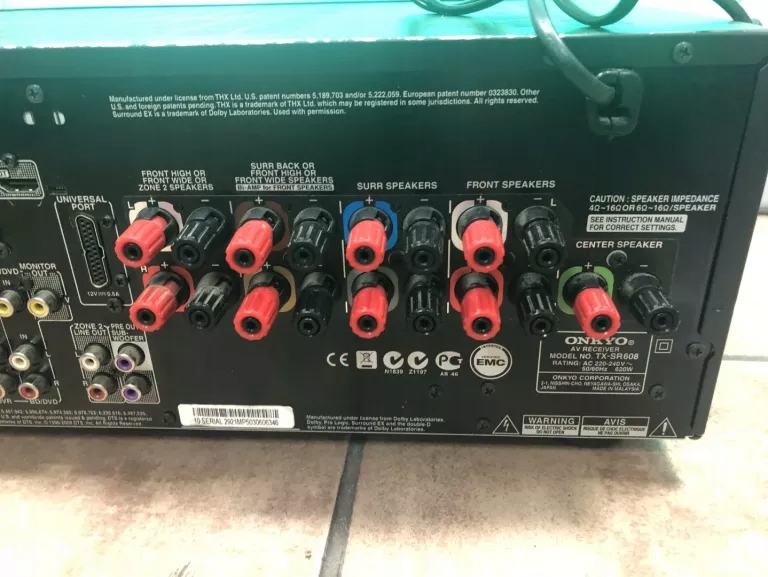 ONKYO TX-SR608 AMPLITUNER Z PILOTEM - 13743126064 - oficjalne archiwum Allegro