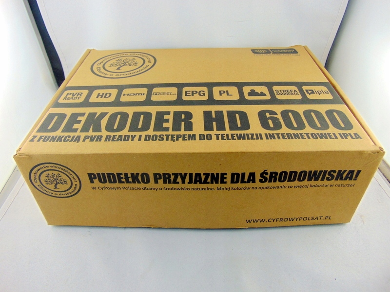 DEKODER HD 6000 CYFROWY POLSAT KOMPLET - 7871300365 - oficjalne archiwum Allegro