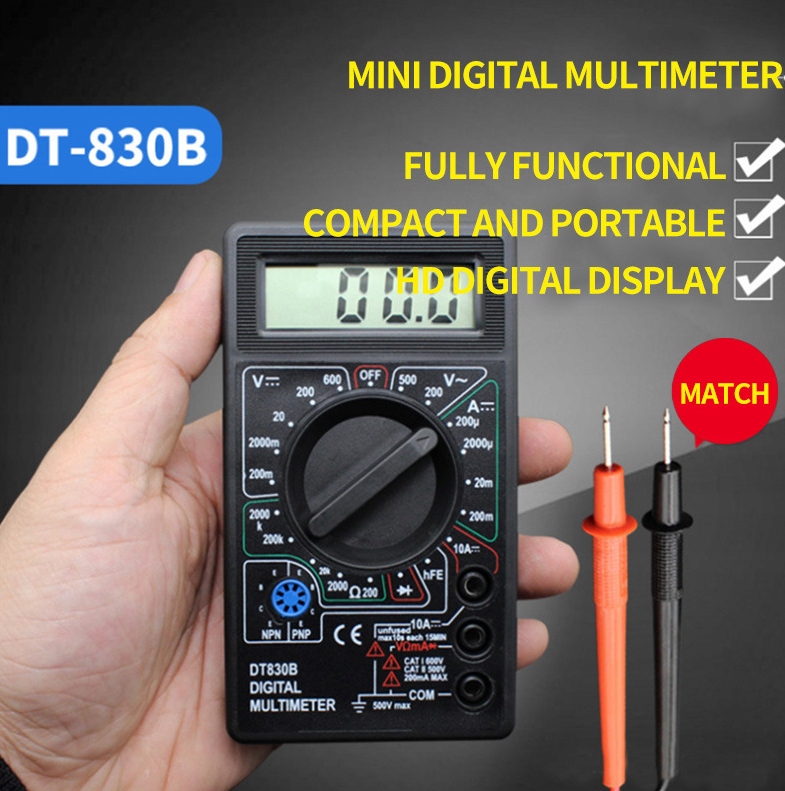 DT-830B Mini multimetr cyfrowy Miernik napięcia - 13598752820 ...