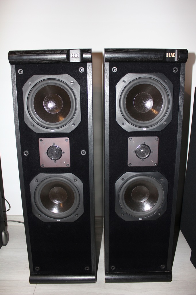 Kolumny Elac el 110 black - super stan 140W okazja - 7888891019 ...