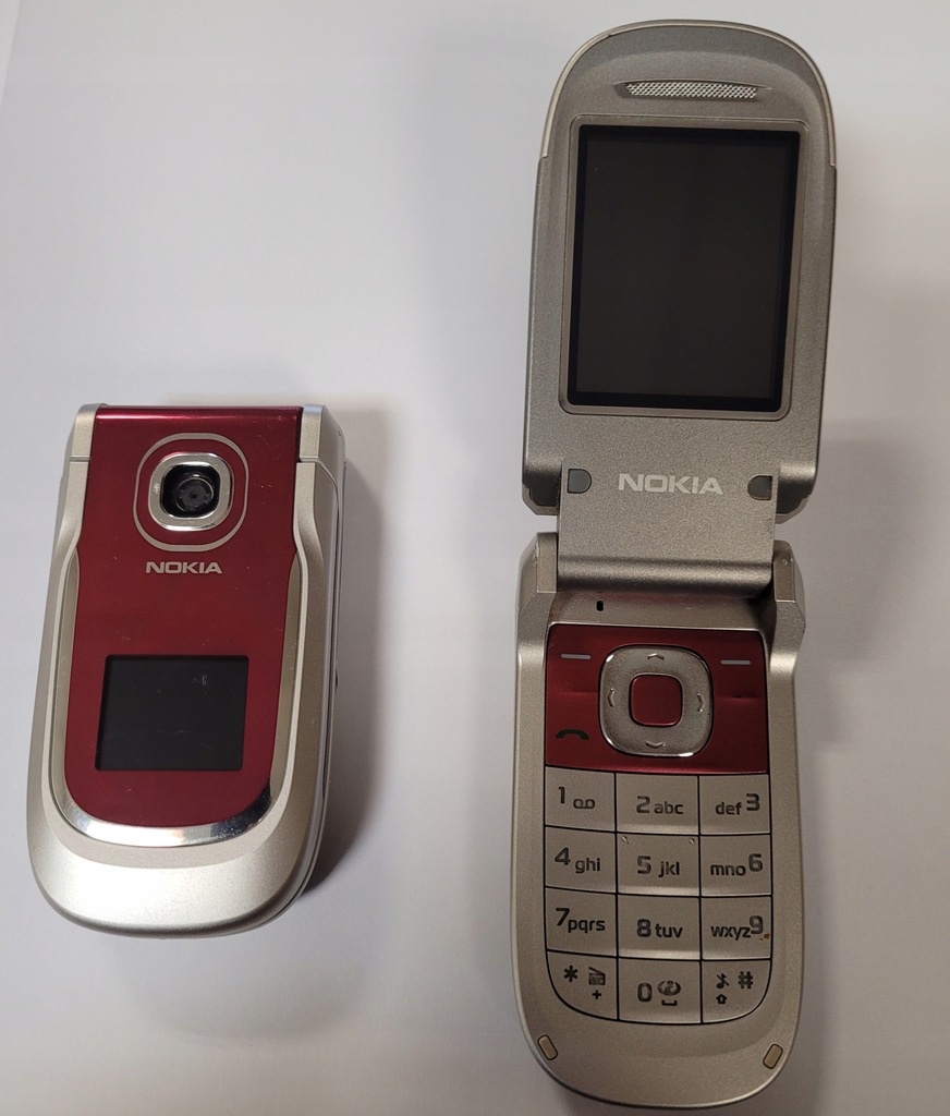 NOKIA 2760 KLAPKA CZERWONA DOBRY STAN REAL FOTO - 11817484397 - oficjalne archiwum Allegro