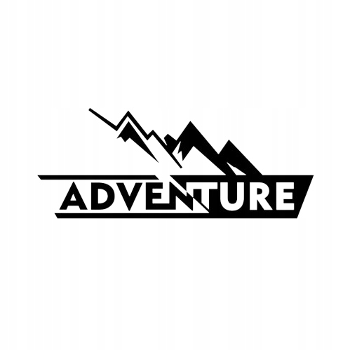 ADVENTURE TRAVEL 4x4 NAKLEJKA CZARNA STICKER - 14940279119 - oficjalne ...