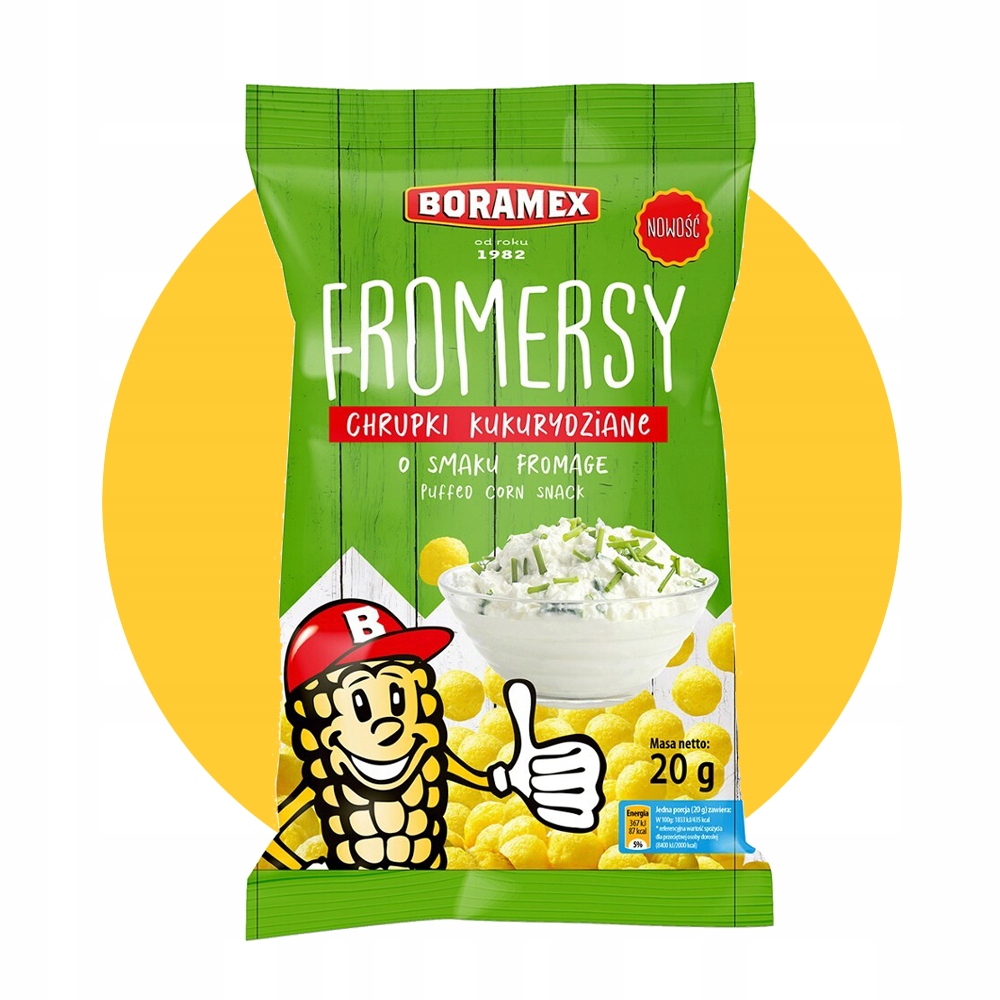 BORAMEX | CHRUPEK KUKURYDZIANY | FROMERSY | 20g - 12641049964 ...