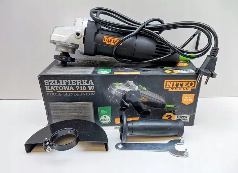 SZLIFIERKA KĄTOWA NITEO TOOLS 710W - 13524012569 - oficjalne archiwum Allegro