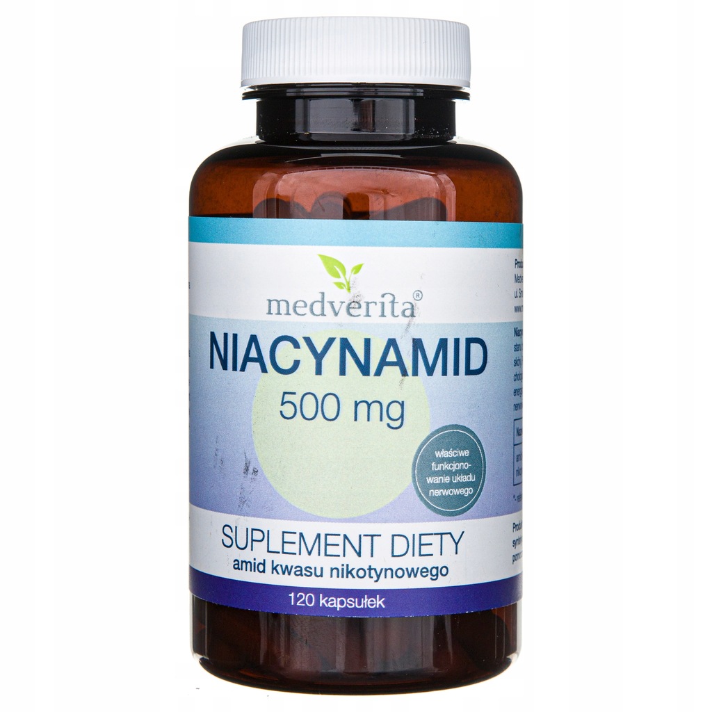 MEDVERITA NIACYNAMID NIACYNA AMID KWASU NIKOTYNOWE - 11598268821 ...