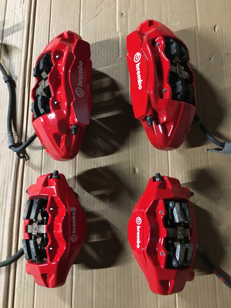 KIA STINGER GT ORYGINALNE ZACISKI BREMBO PRZÓD I TYŁ - 17175903264 - oficjalne archiwum Allegro