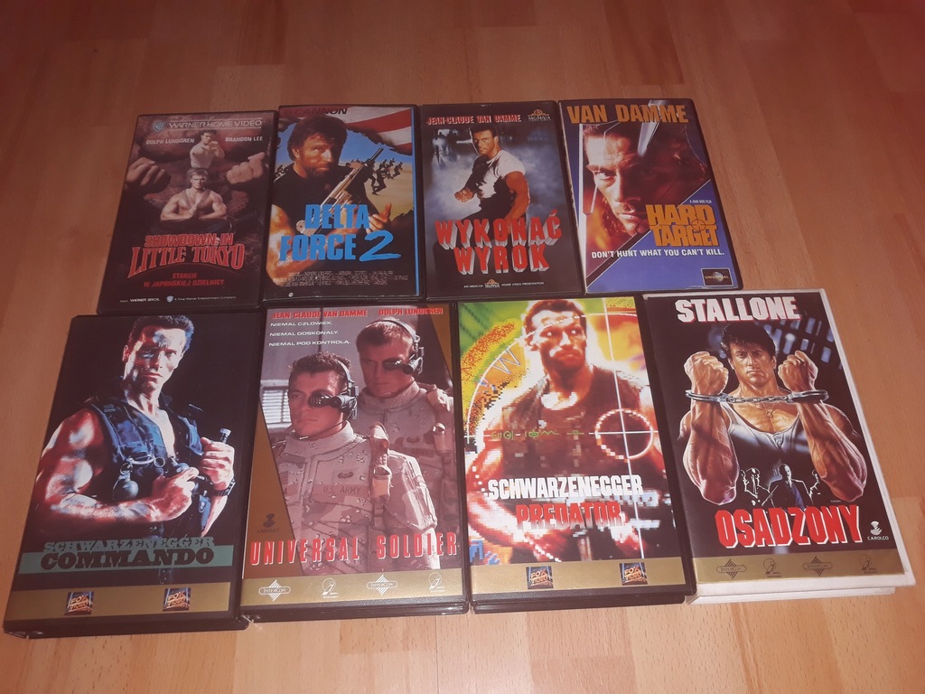 Pakiet VHS Predator Commando Wykonać Wyrok Unikat - 11390553565 ...