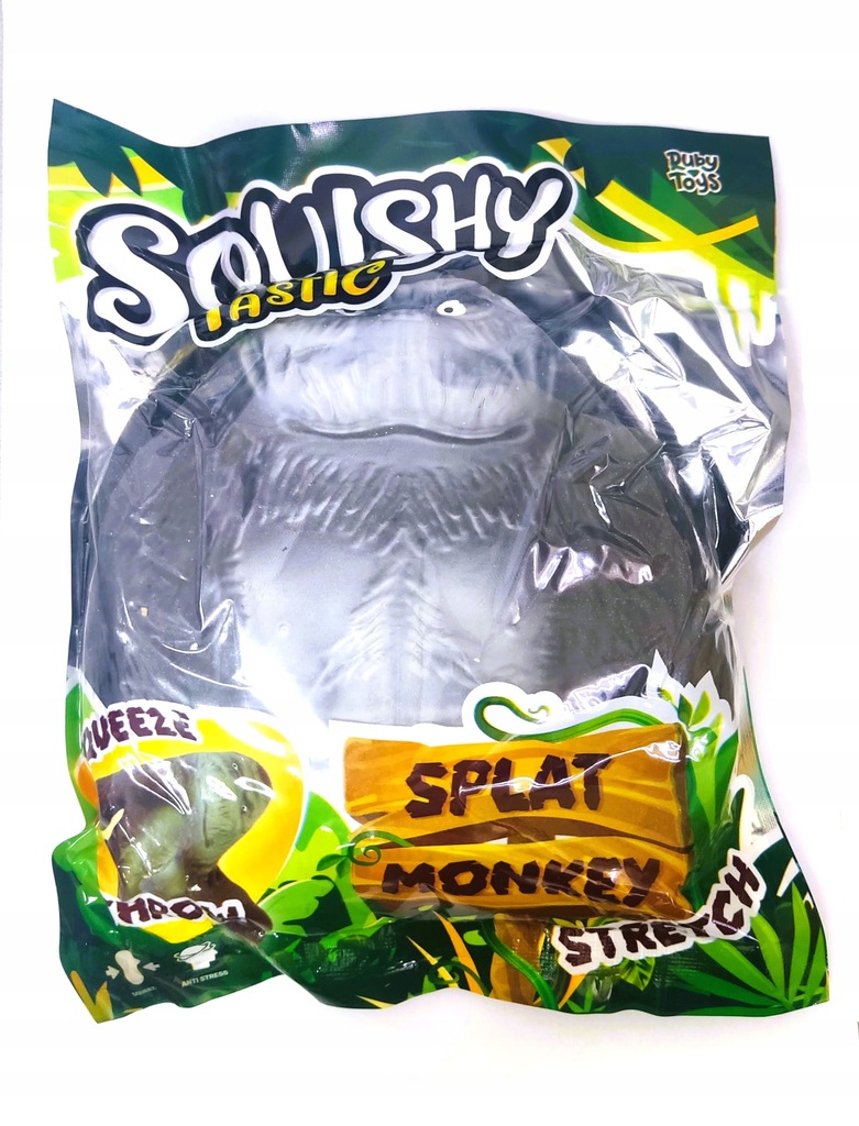 Figurka SQUISHY TASTIC Stretch SQUEEZE Splat Monkey Małpa Goryl ...