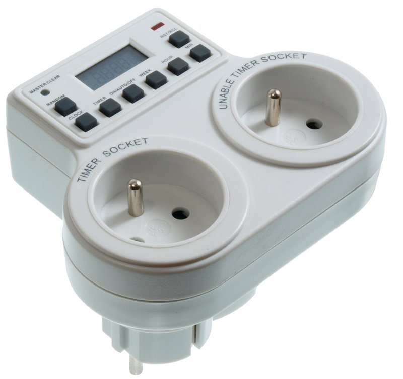 WYŁĄCZNIK TIMER PROGRAMATOR CZASOWY PODWÓJNY 6728 - 7260723113 ...