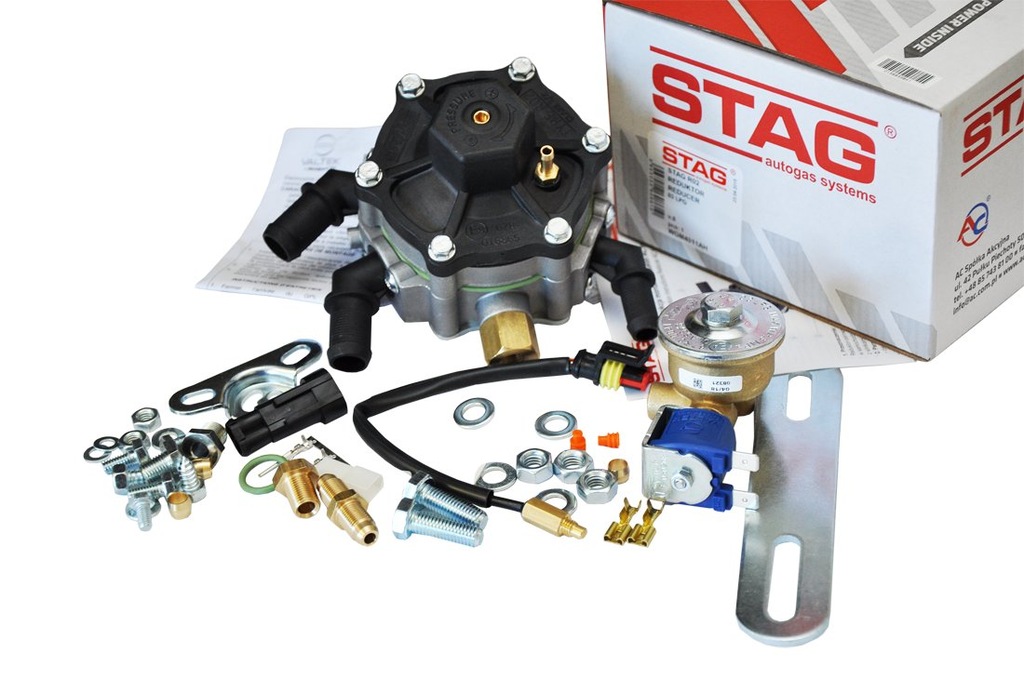 STAG R02 120 REDUKTOR PAROWNIK ZAWÓR GAZOWY - 7413666412 - oficjalne archiwum Allegro