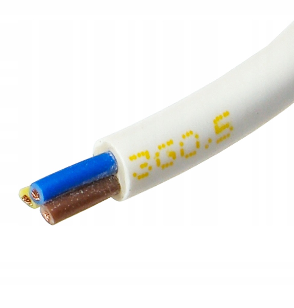 PRZEWÓD OMY 3x0,5 mm 300/300V Linka CU 100m okrągł - 7196716008 - oficjalne archiwum Allegro