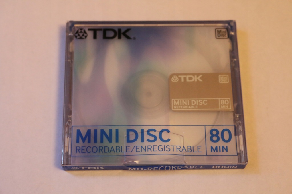 Minidisc mini disc TDK 80 - 13841061643 - oficjalne archiwum Allegro