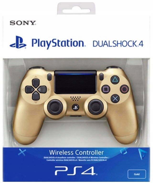 PAD PS4 SONY KONTROLER DUALSHOCK 4 V2 GOLD ZŁOTY - 8984796754 ...