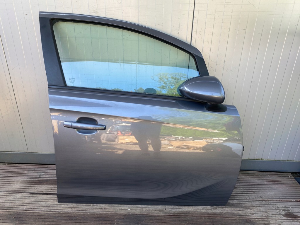 OPEL CORSA E 5D KOMPLETNE DRZWI PRAWY PRZÓD Z195 - 13770230488 ...