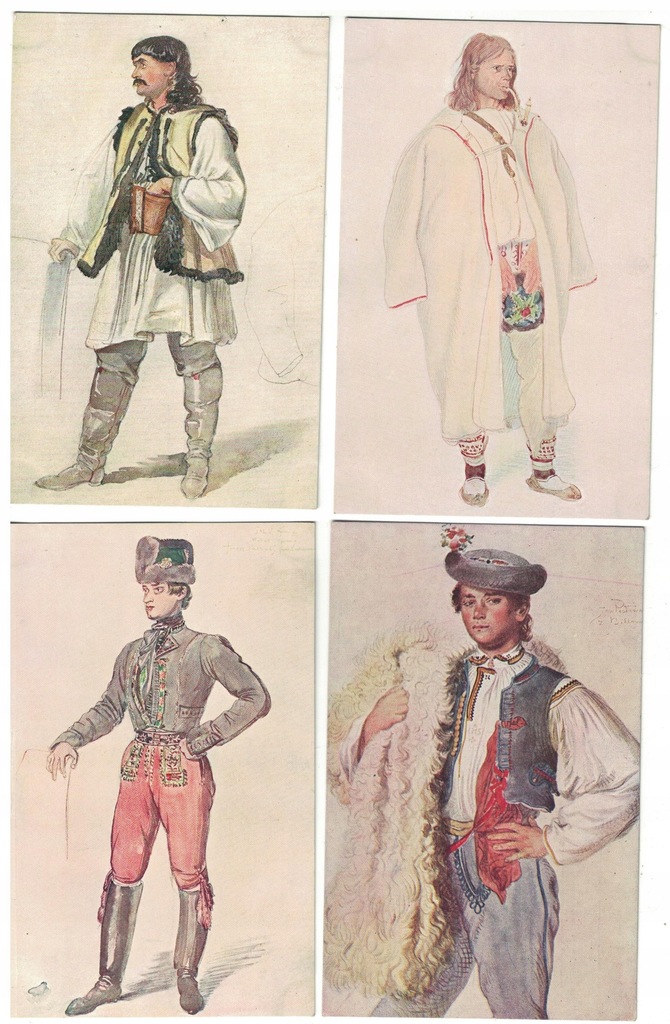 DE02-Słowacy-Stroje ludowe, - 14548206870 - oficjalne archiwum Allegro