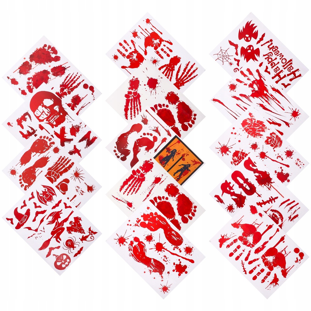 Floor Sticker Window Blood Stickers 14 Sheets - 14015605850 - oficjalne ...