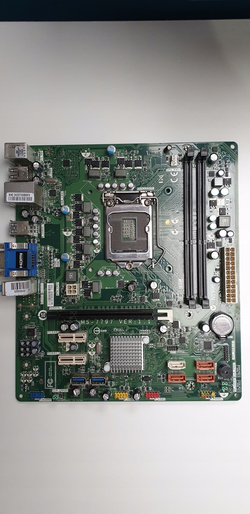 Płyta główna MSI MS-7797 VER:1.1 B75 LGA 1155 - 13156743709 - oficjalne ...