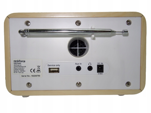 Radio Renkforce RETRO1, DAB+, FM, Bluetooth, AUX - 11586639660 ...