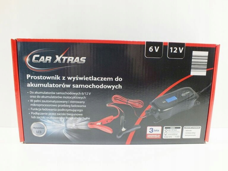 PROSTOWNIK CAR XTRAS MD19787 6V/12V WYŚWIETLACZ - 10078102853 ...