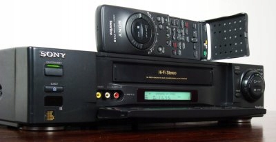 SONY SLV-E80_VHS_Hi-Fi_PILOT_TOP MODEL_Przewijarka - 8934649653 - oficjalne archiwum Allegro