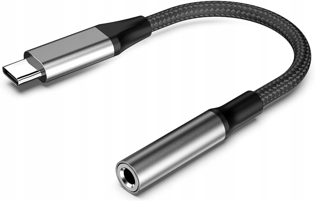 ADAPTER PRZEJŚCIÓWKA MINI JACK 3,5MM-USB-C DO SŁUCHAWEK PRZEJŚCIÓWKA ...