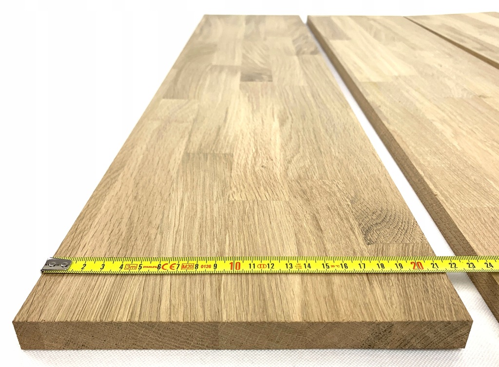 Półka deska dębowa surowa Lite drewno 10x80 - 13235762631 - oficjalne ...