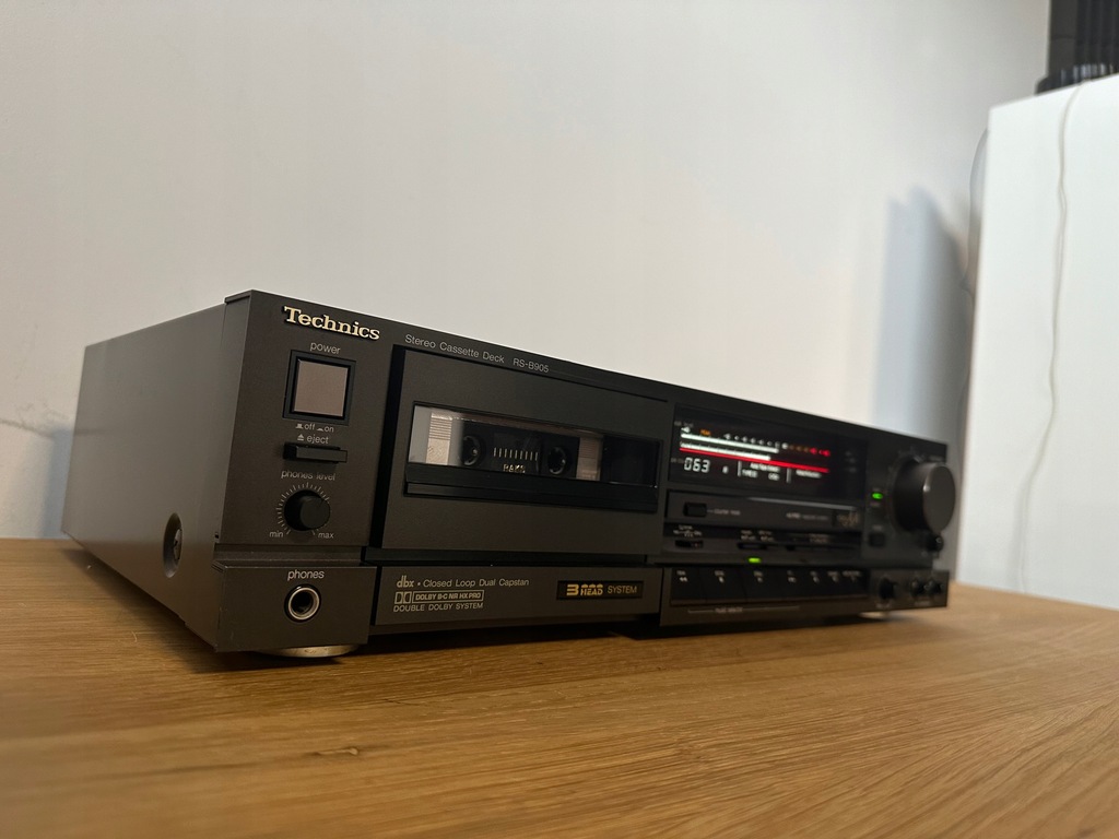 TECHNICS RS-B905 MAGNETOFON DECK JEDNOKASETOWY TOP NAGRYWA TOP MODEL ...