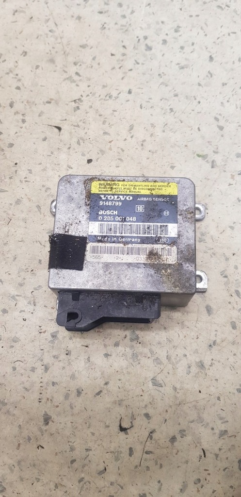 MODUŁ STEROWNIK PODUSZEK AIRBAG VOLVO 850 - 12266084433 - oficjalne archiwum Allegro