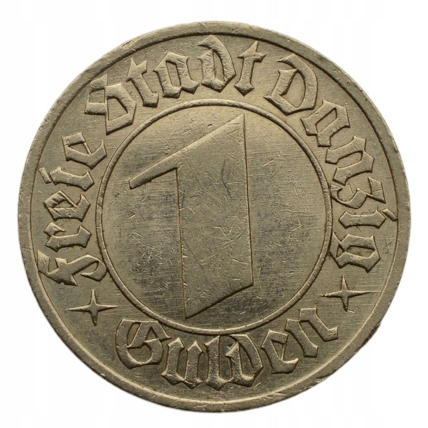 K975 - Wolne Miasto Gdańsk - 1 gulden 1932 r. - Stan 1- - 16773358162 - oficjalne archiwum Allegro