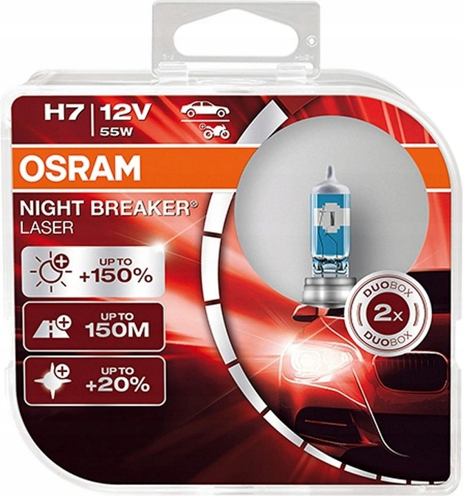 Osram H7 55 W 64210NL-HCB 2 szt. - 11518887939 - oficjalne archiwum Allegro