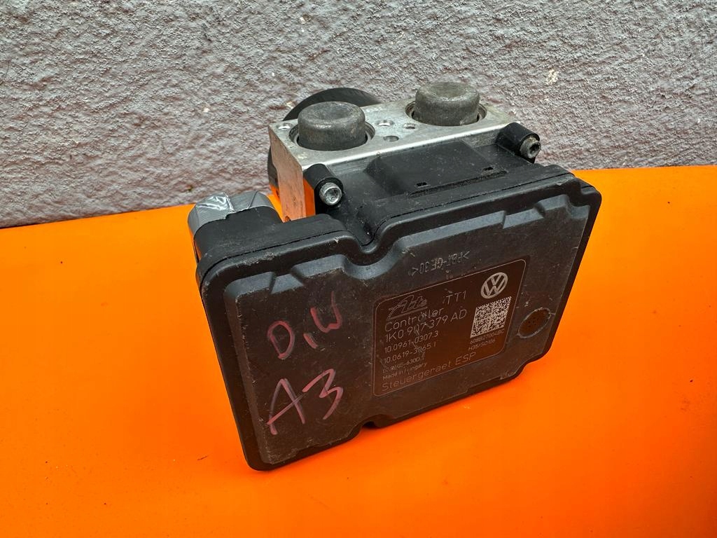 VW 1K0907379AD POMPA ABS STEROWNIK ORYGINAŁ KOMPLET - 14386861813 ...